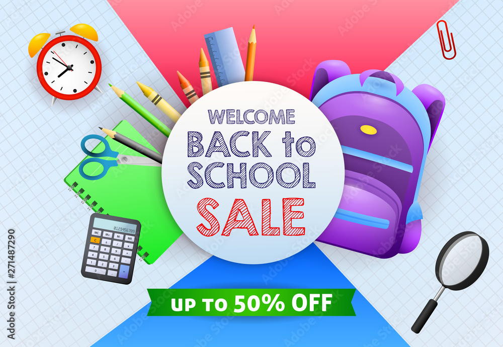 Back To School Sale Flyer