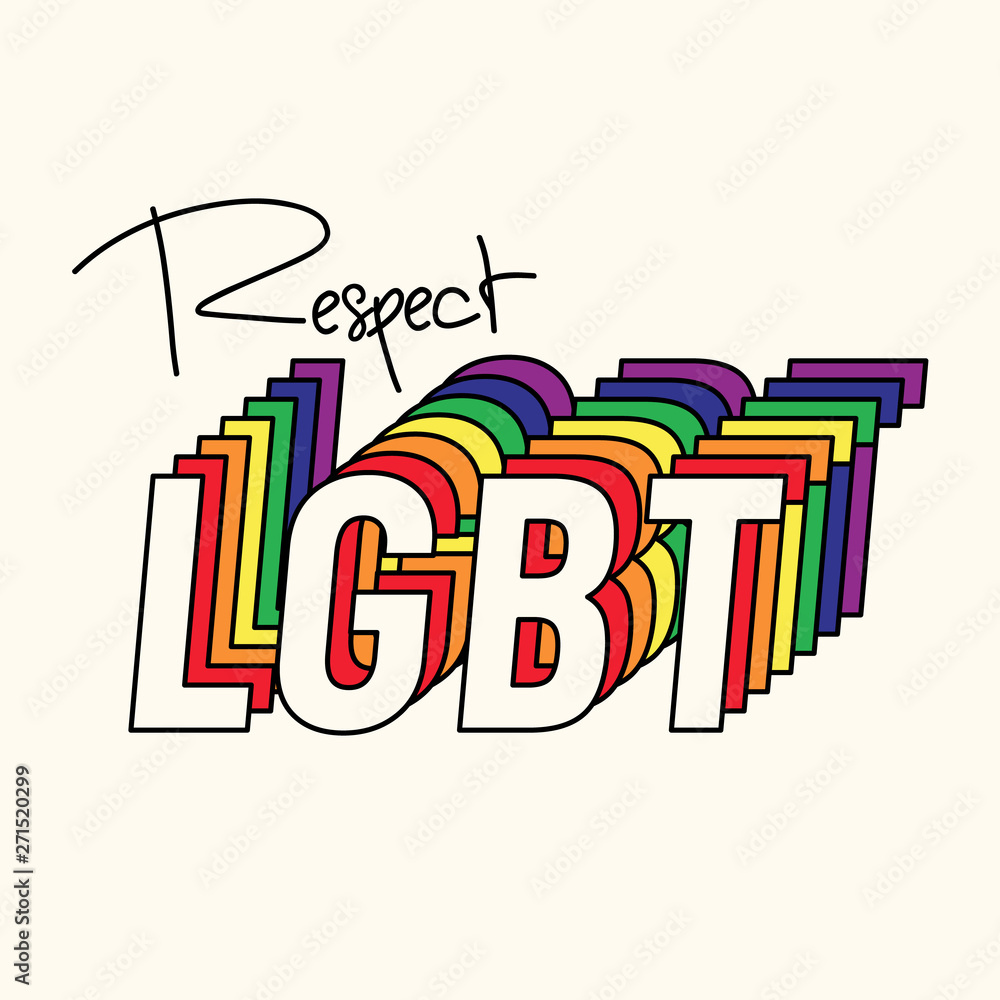 LGBT community poster design template background Stock Vector | Adobe Stock