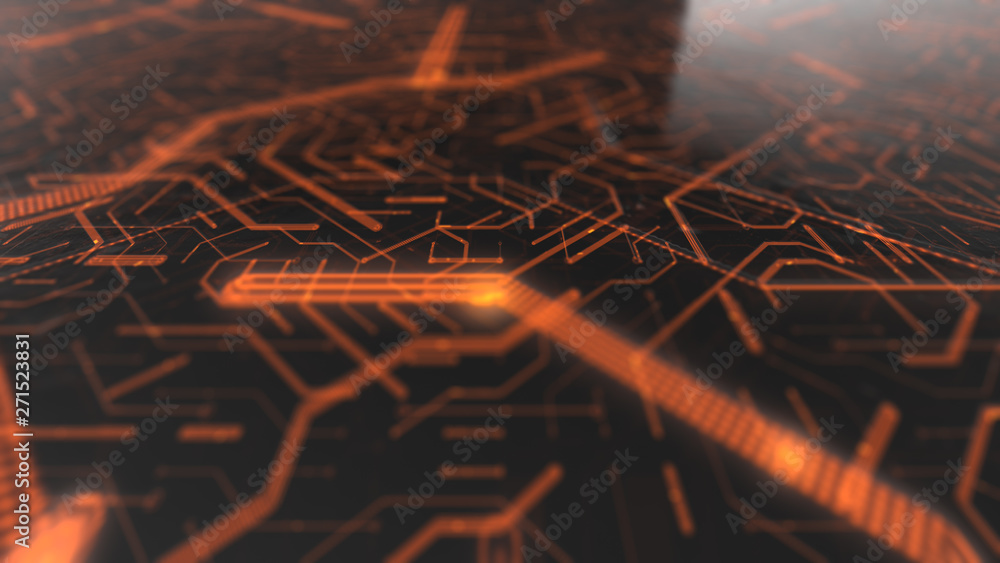 Circuit board technology engineering design of digital computer network ...