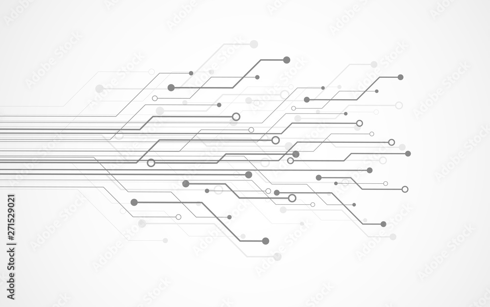 Abstract background with technology circuit board texture. Electronic ...