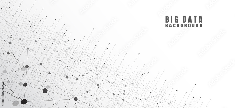 Abstract technology background with Big data. Internet connection ...