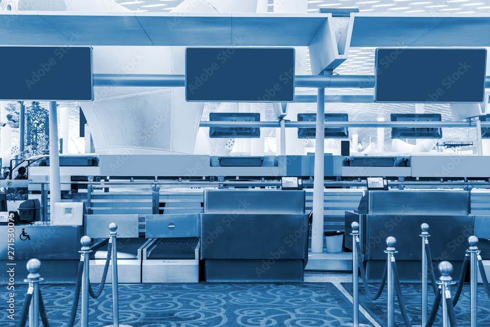 Interior view of airport terminal terminal lobby Stock Photo | Adobe Stock