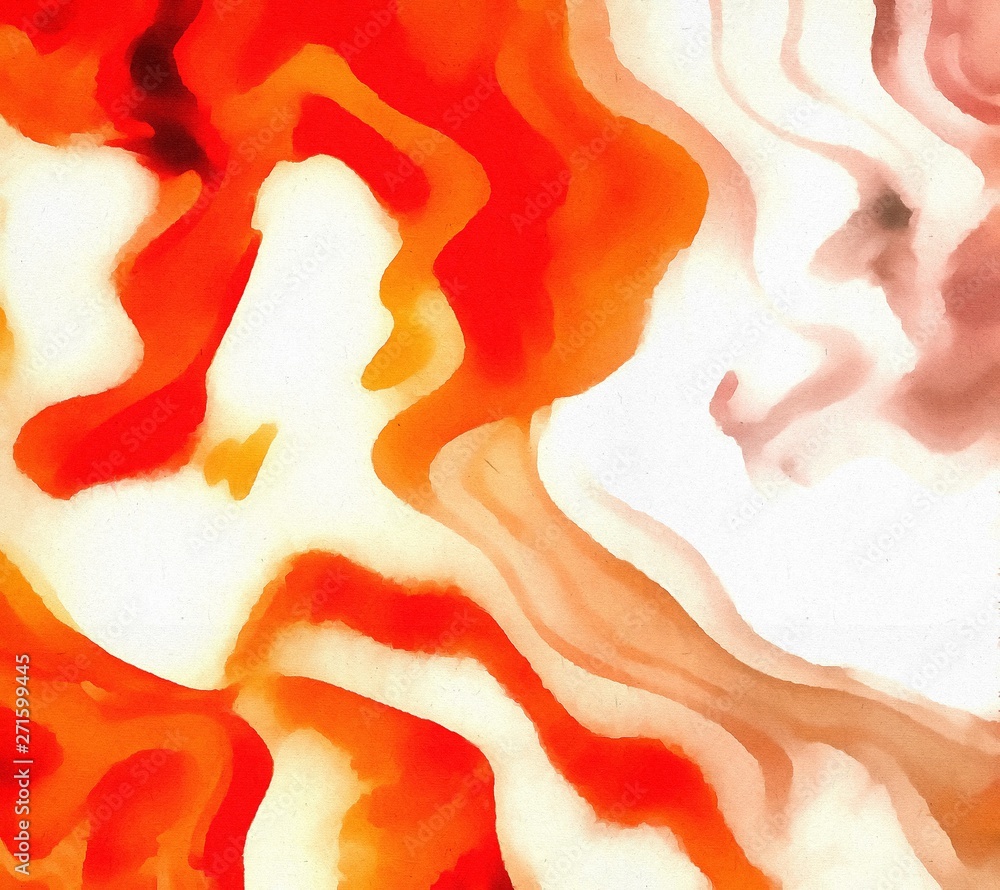 Abstract marble wave flow art. Fluid painting effect with wet elements ...