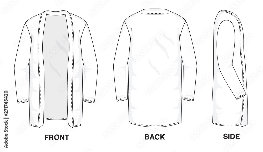 Isolated object of clothes and fashion stylish wear fill in blank shirt ...