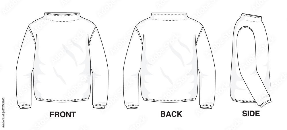 Isolated object of clothes and fashion stylish wear fill in blank shirt ...