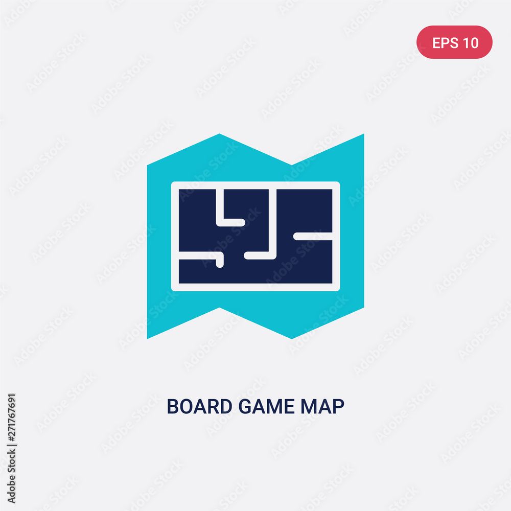 Vetor de two color board game map vector icon from entertainment ... Vetor de two color board game map vector icon from entertainment ...