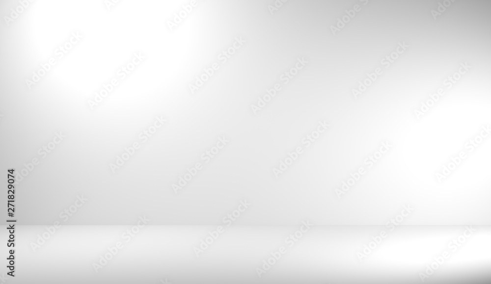 Abstract luxury white gradient background used for display product ad ...