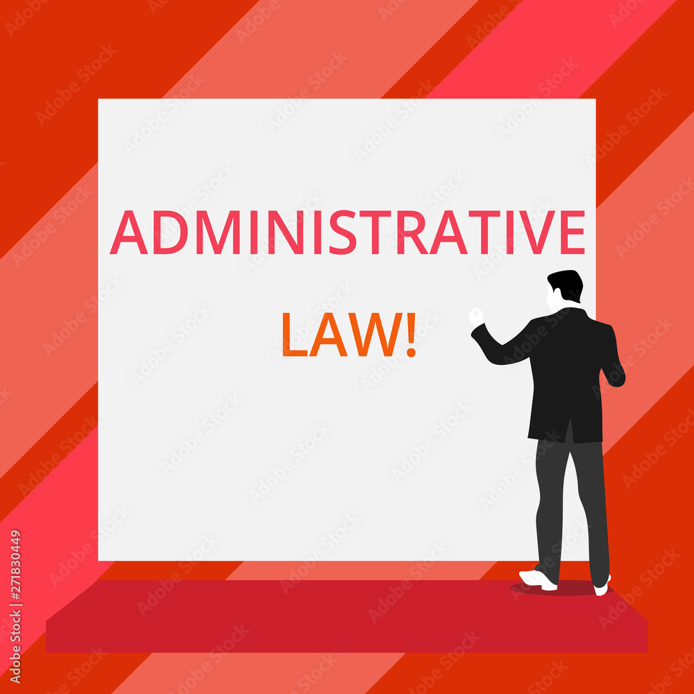 Word writing text Administrative Law. Business photo showcasing Body of ...