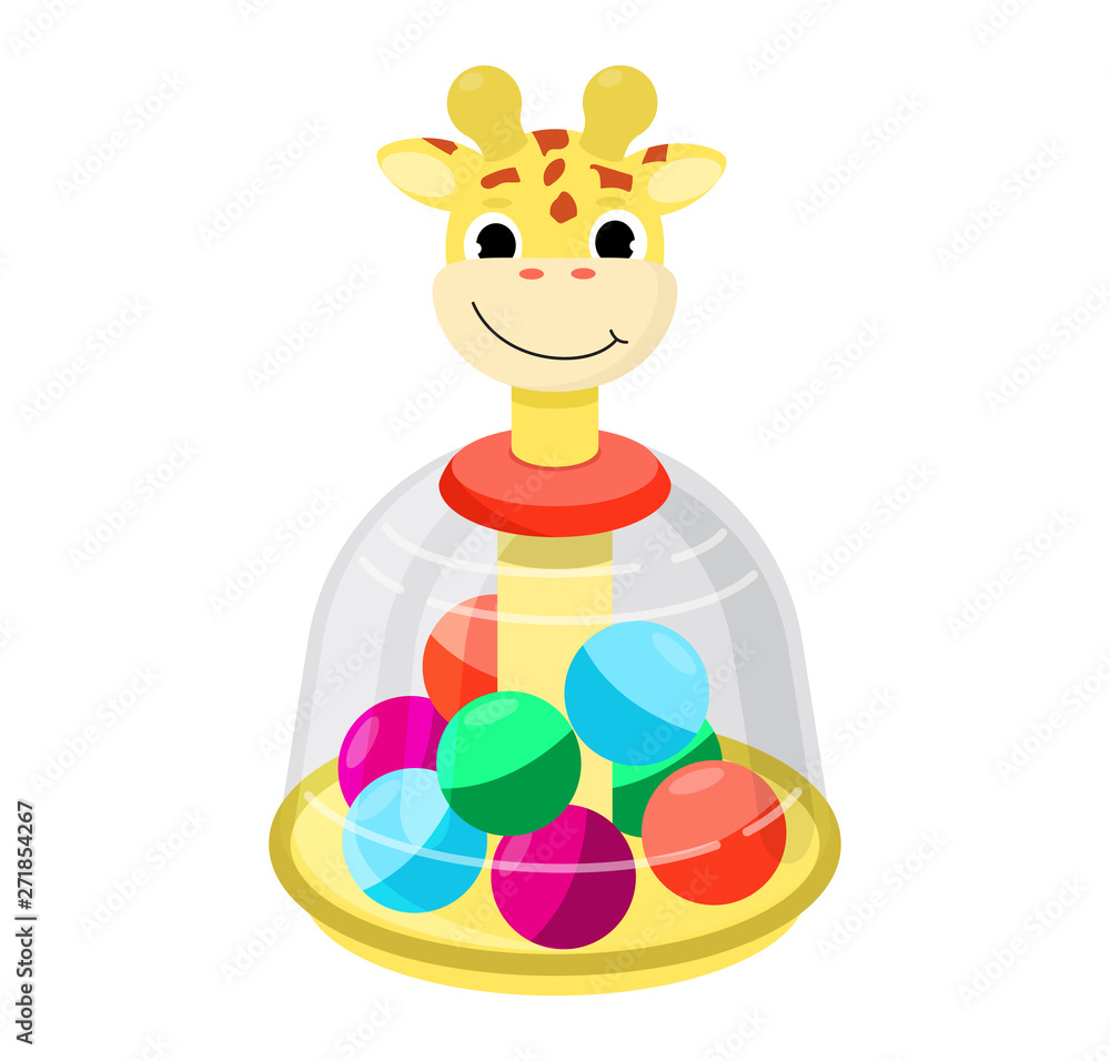 Top toy vector kids whirligig humming spinner colorful spinning playing ...