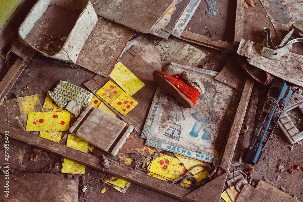 Broken Toys In A Nursery