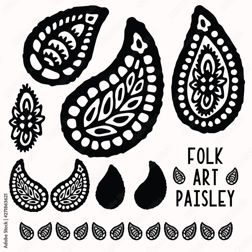 Paisley Design Clip Art