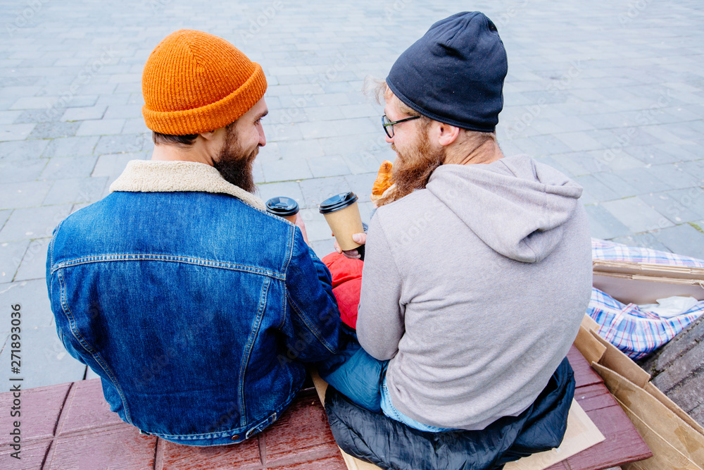 "YOU SHALL LOVE YOUR NEIGHBOR AS YOURSELF" Bible Verse. Homeless beggar ...