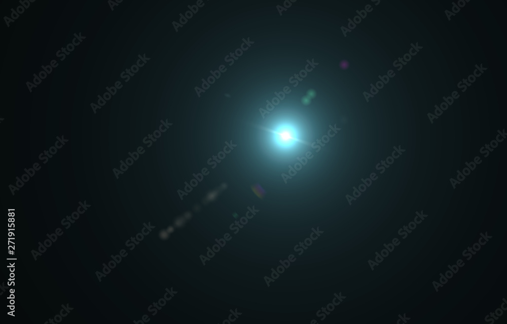 Sun rays light isolated on black background for overlay design, Lens ...