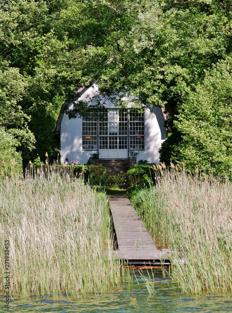 Brecht-Weigel-Haus am Holzsteg Stock Photo | Adobe Stock