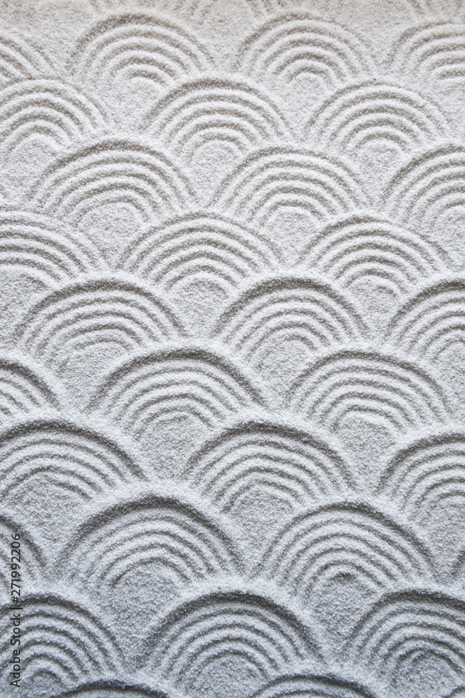 Zen Garden Sand Patterns
