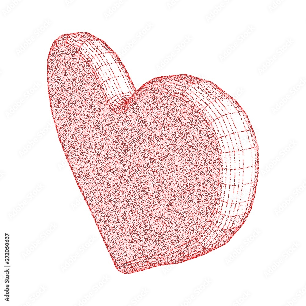 How To Draw A Love Heart In 3d
