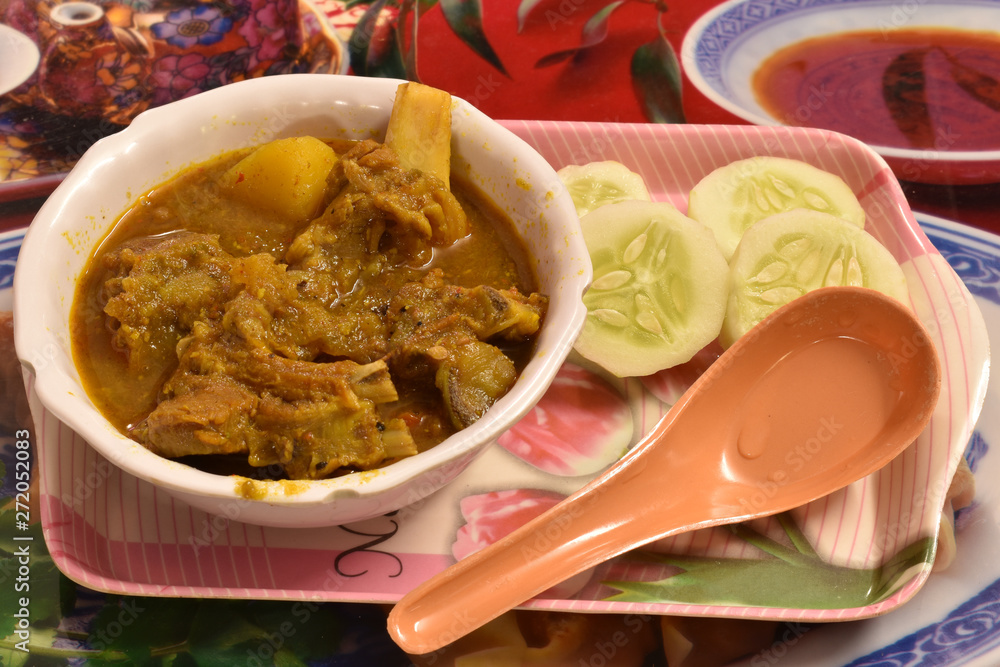 Mutton Curry recipe is typical of Bengal and Bihar. Made with goat meat ...