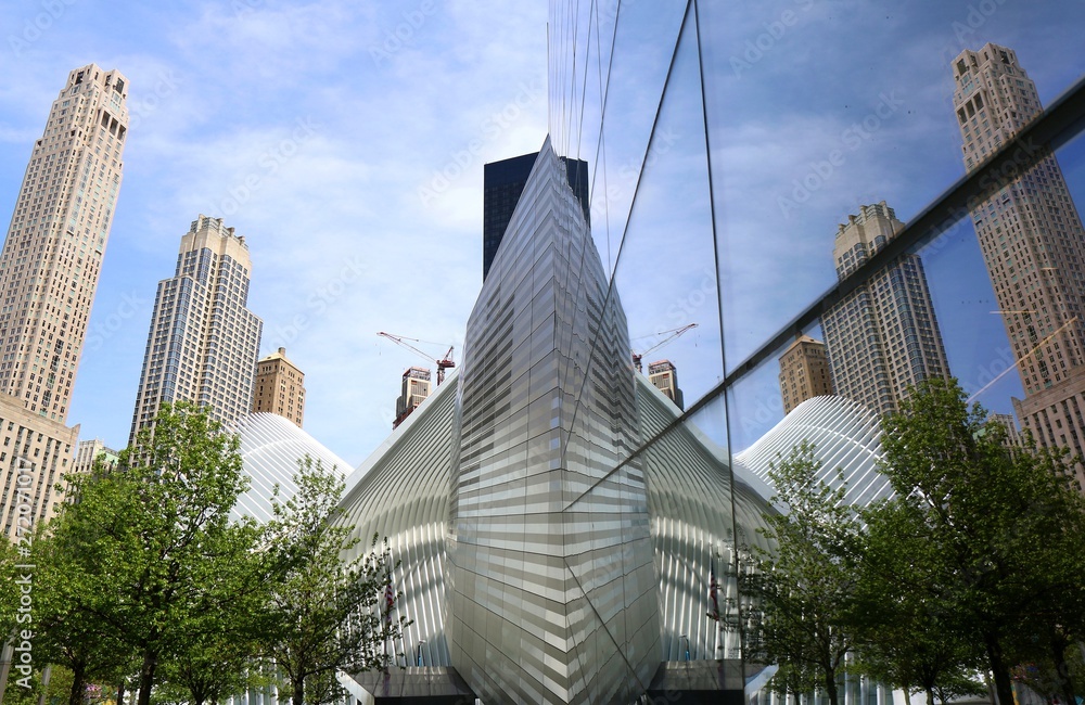 new york, nyc, manhattan, Oculus Plaza, building, architecture ...