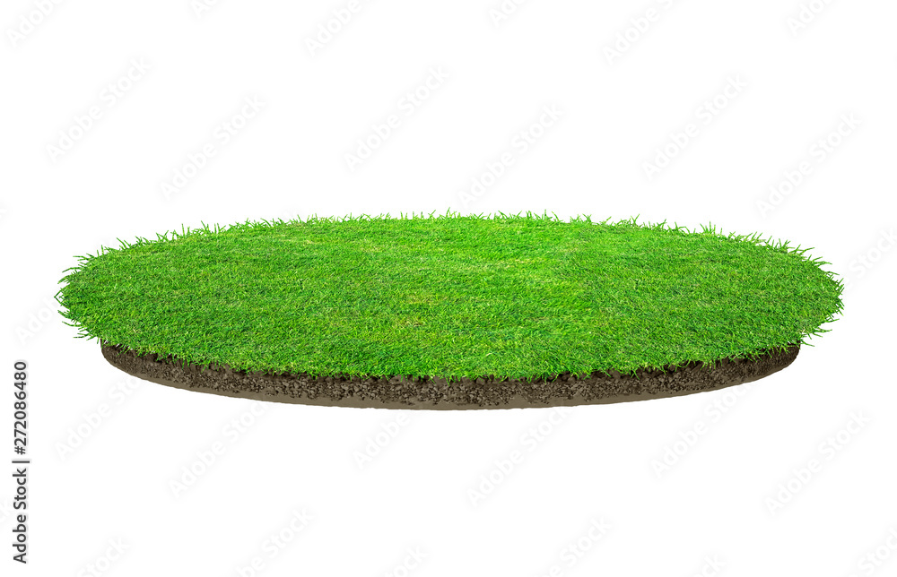 Abstract green grass texture for background. Circle green grass pattern ...