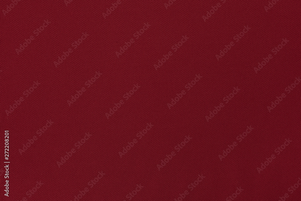 Sport Clothing Fabric Texture Background. Red Football Shirt, Can use ...