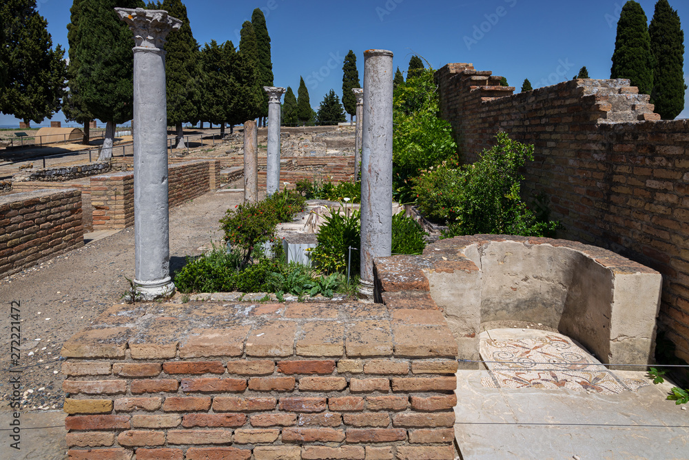 Italica is a magnificent and well-preserved Roman city and the ...
