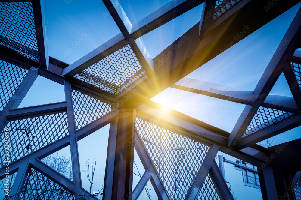 Architectural Background of Steel Structure.. Stock Photo | Adobe Stock