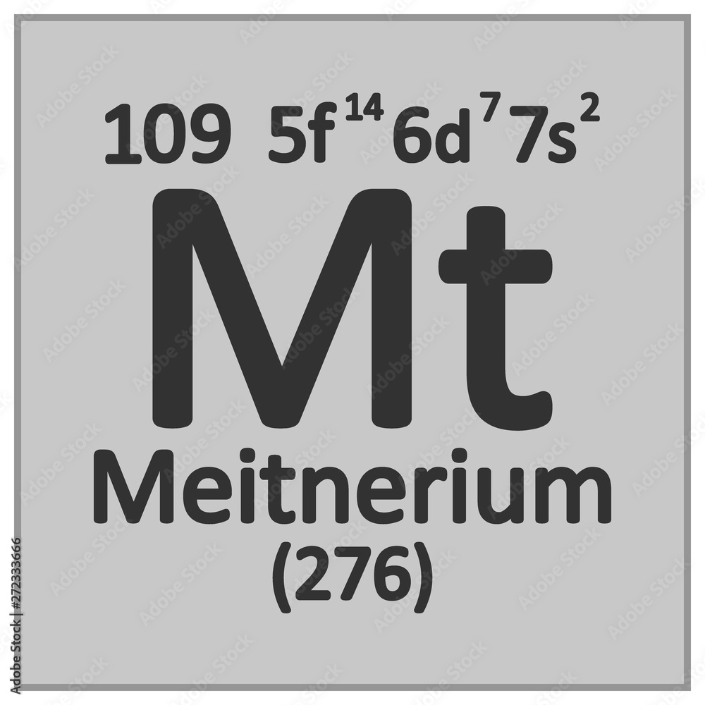 Meitnerium Symbol