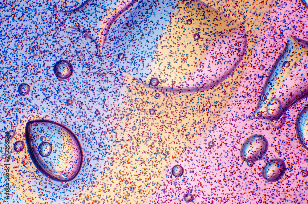 Transparent slime with glitter particles Stock Photo | Adobe Stock