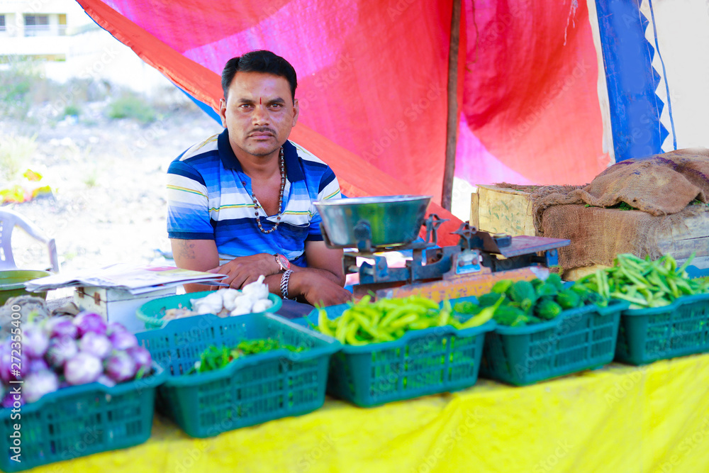 Indian Vegetable Market