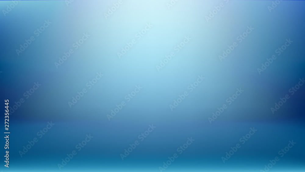 Simple blue studio background used as display your products montage ...