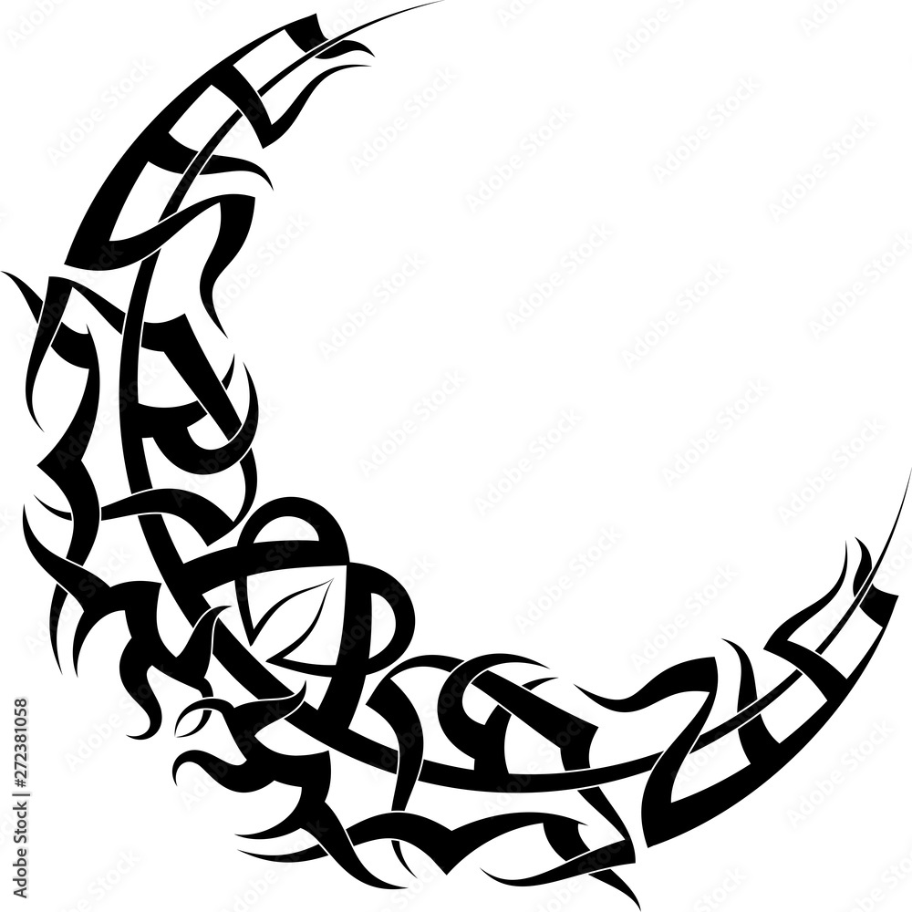 Tribal Tattoo Circular Stock Vector | Adobe Stock