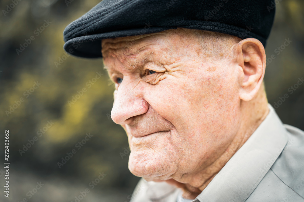 Elderly Man Face