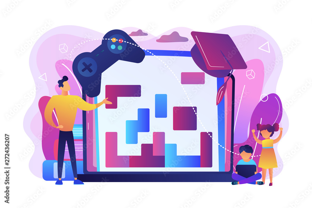 Entertaining studying, logical thinking development. Educational game ...