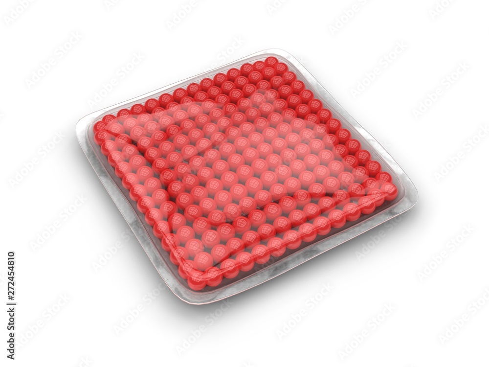 Blank promotional hot cold pack for mock up and branding, 3d render ...