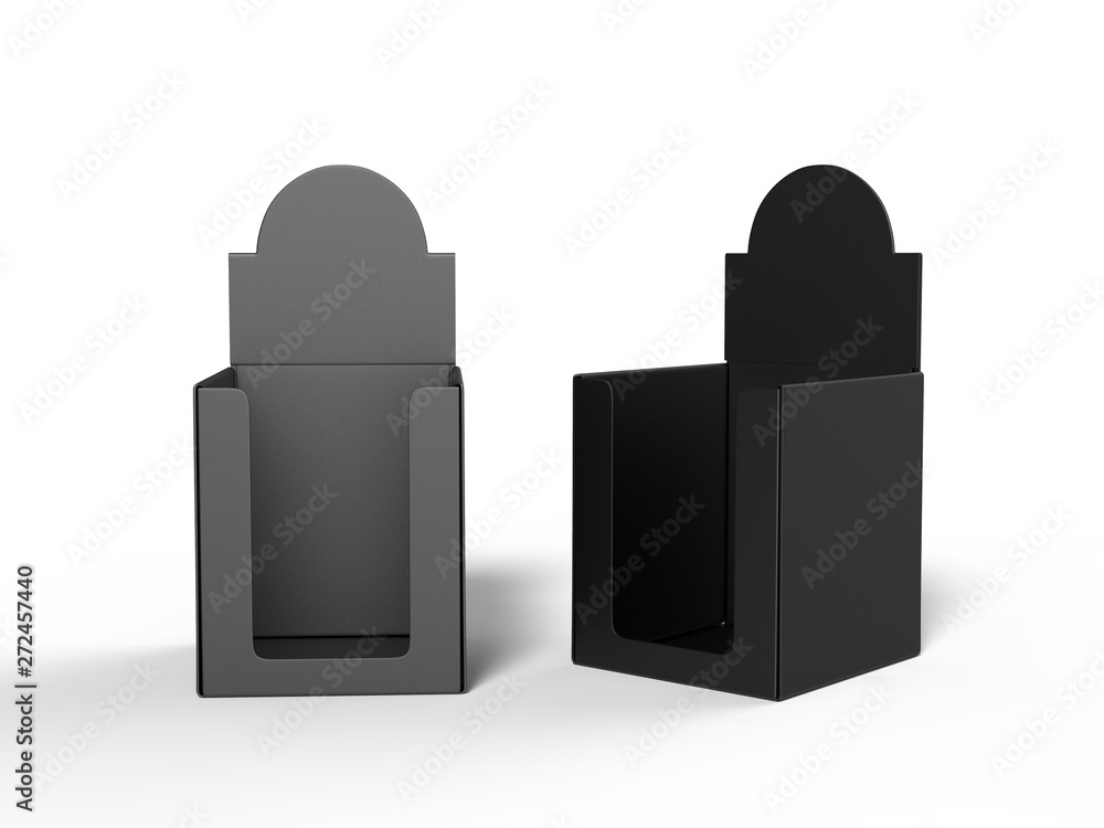 Blank counter top product display for mock up and branding. 3d render ...