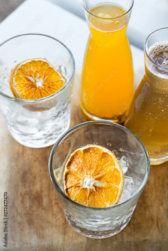 kombucha served in a cafe Stock Photo | Adobe Stock