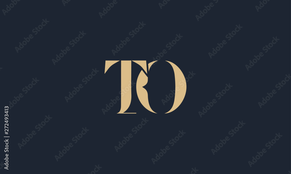 TO logo design template vector illustration Stock Vector | Adobe Stock