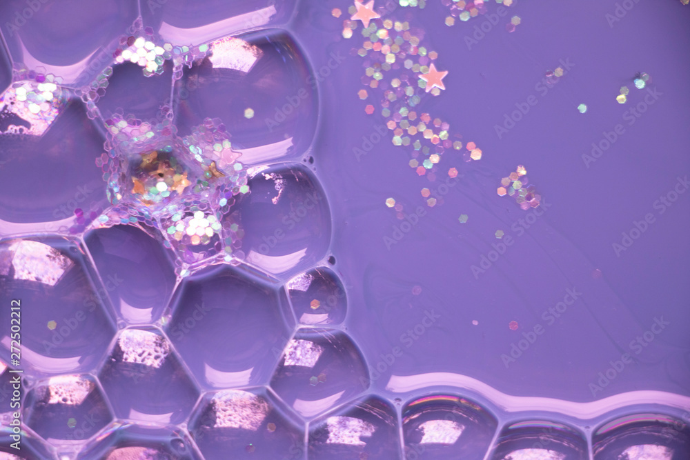 Bright Purple Bubble Cells Background Texture. Hive like pattern with a ...