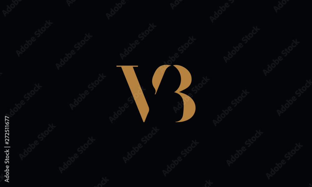 VB logo design template vector illustration Stock Vector | Adobe Stock
