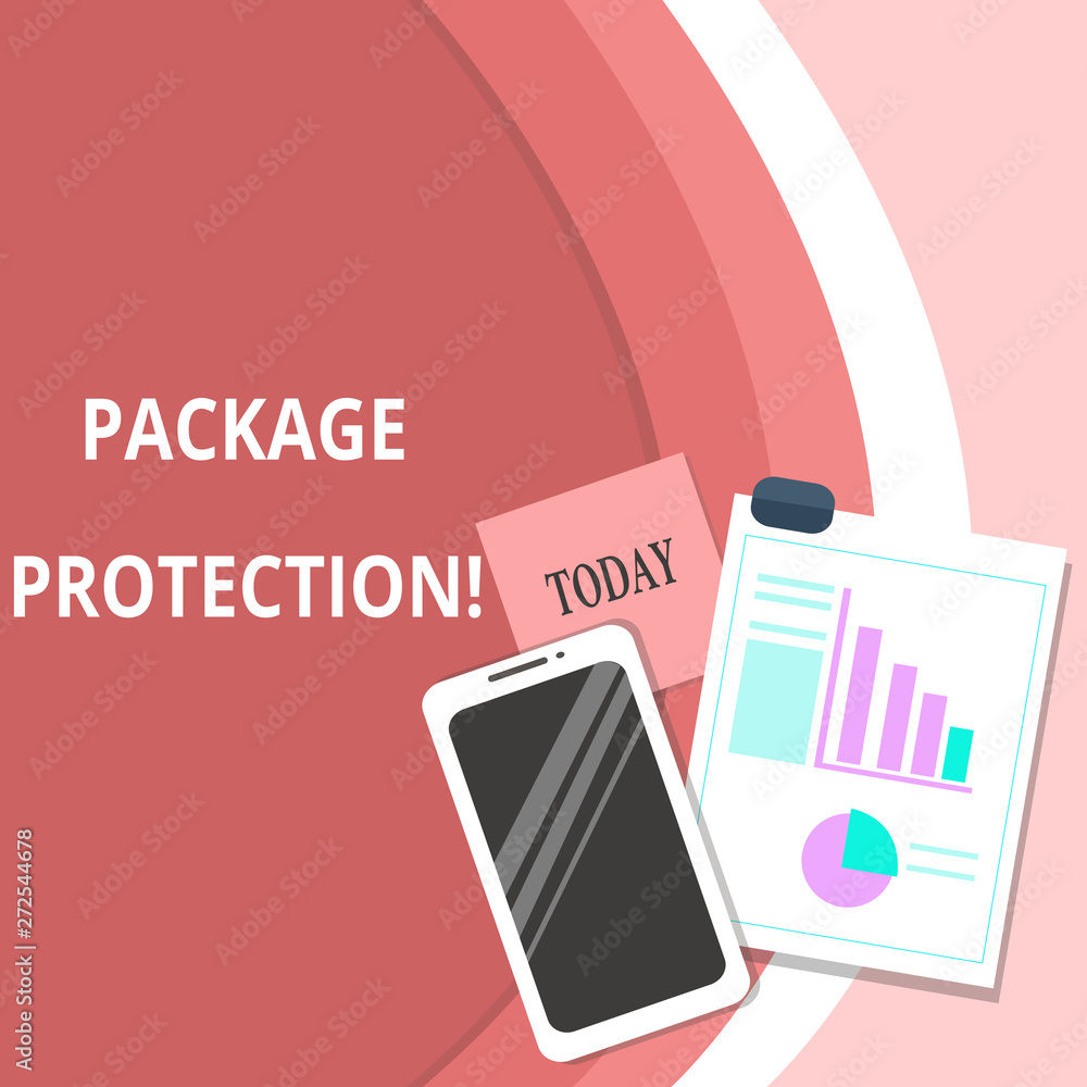 Handwriting text Package Protection. Conceptual photo Wrapping and ...