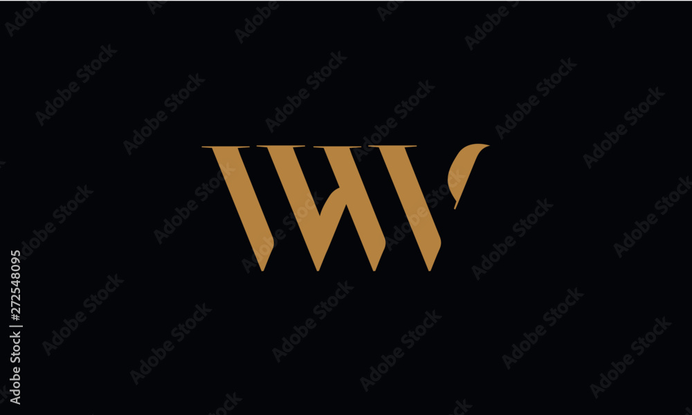 WW logo design template vector illustration Stock Vector | Adobe Stock