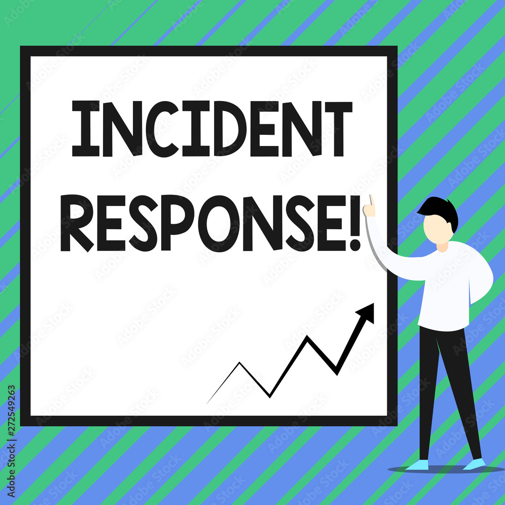 Conceptual hand writing showing Incident Response. Concept meaning ...
