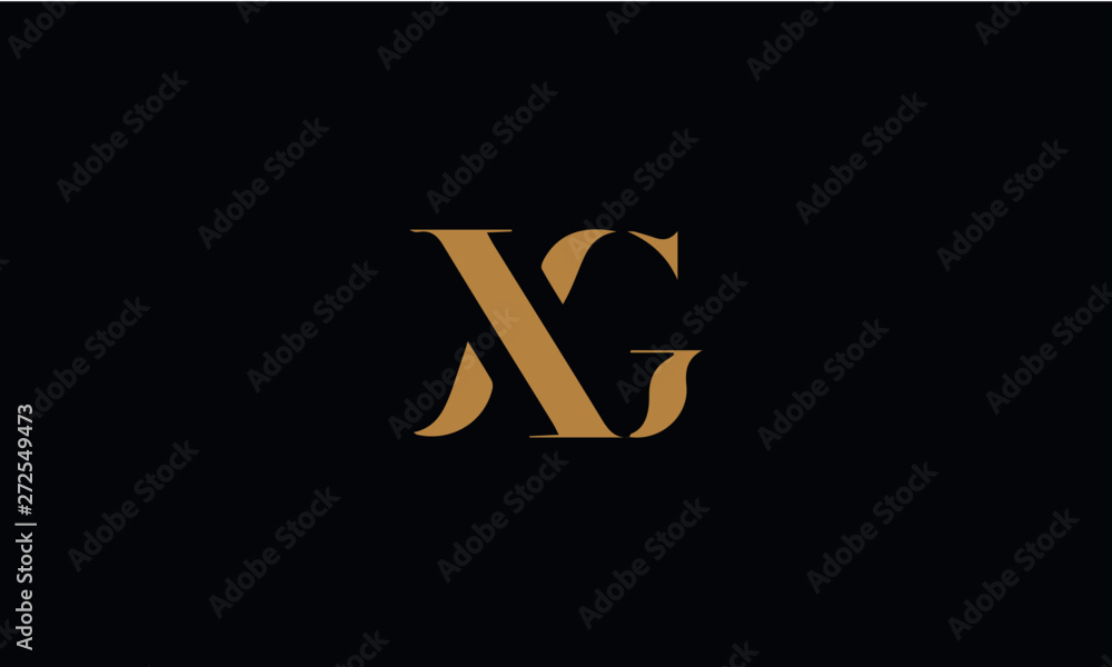 XG logo design template vector illustration Stock Vector | Adobe Stock