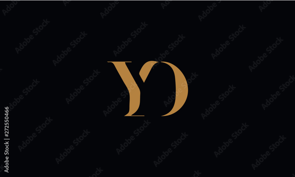 YD logo design template vector illustration Stock Vector | Adobe Stock