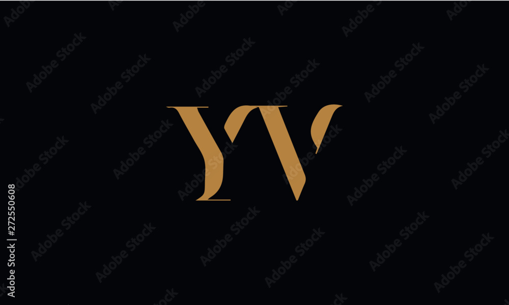 YV logo design template vector illustration Stock Vector | Adobe Stock