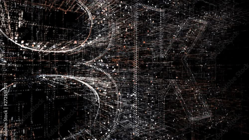 8k animated word tag cloud;text design animation.The Matrix style ...