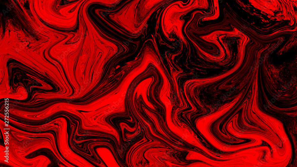 Abstract background with psychedelic painting art in vivid colors ...