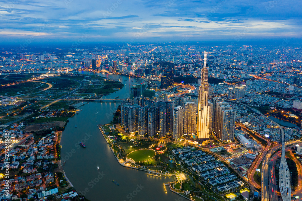 Skyscrapers Top View
