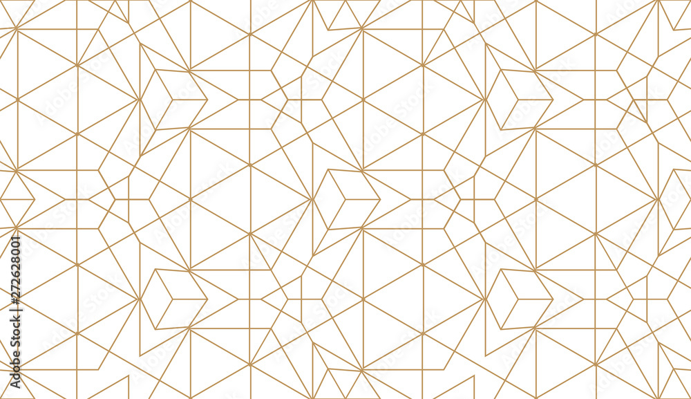 Seamless geometric pattern. Gold linear pattern. Wallpapers for your ...