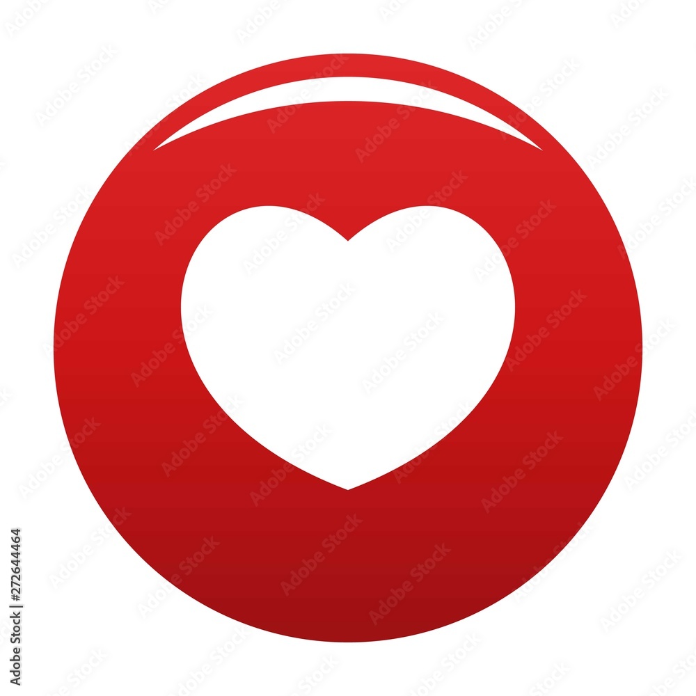 Sympathetic heart icon. Simple illustration of sympathetic heart vector ...
